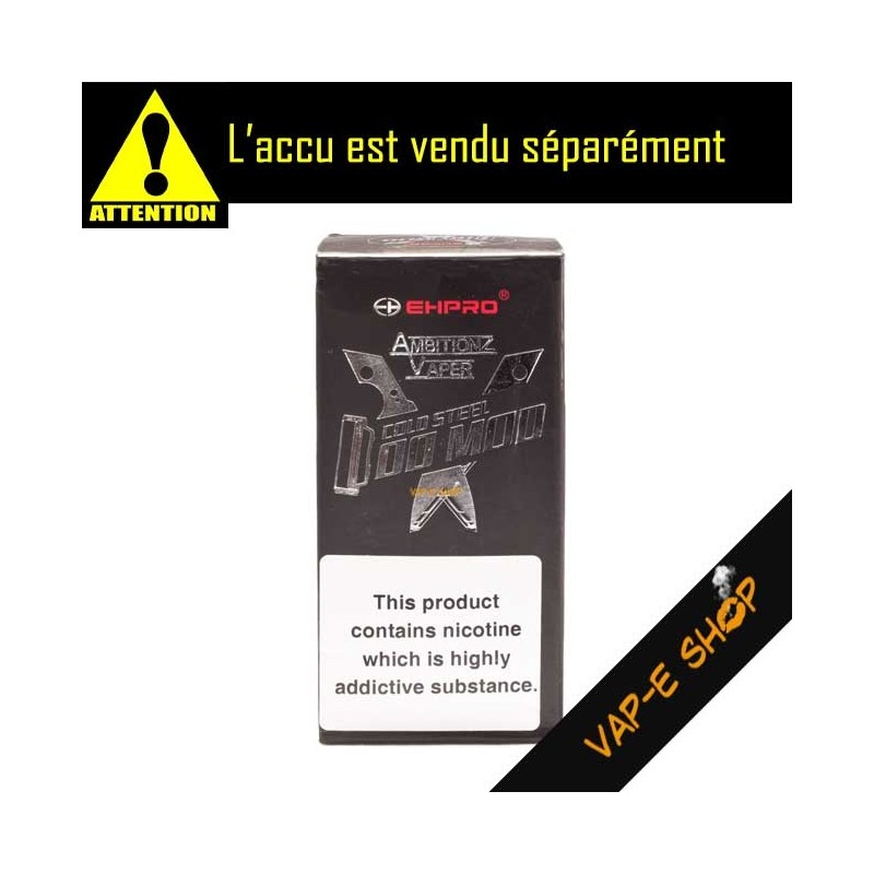 Box Cold Steel 100 Mod Ehpro - 120W - Ambitionz Vaper